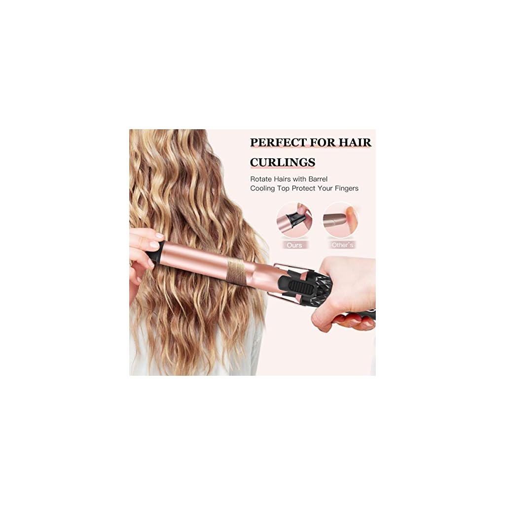 Curling Iron Set 6 in 1 Hair Curling Wand Iron with 6 Interchangeable ...