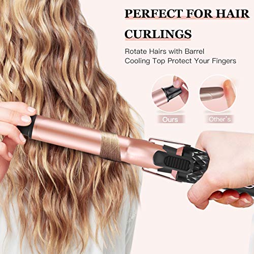 Curling Iron Set 6 in 1 Hair Curling Wand Iron with 6 Interchangeable ...
