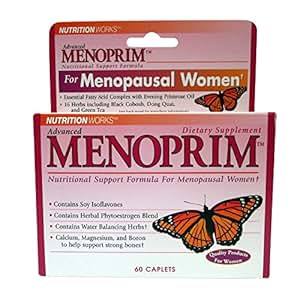 Amazon.com: Menoprim Caplets 60 ea (Pack of 11): Health & Personal Care