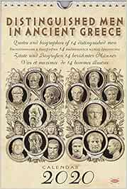 Greek Wall Calendar 2020: Distinguished men in ancient Greece: TOUBIS ...