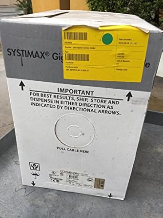 760107201 - 2091b Systimax Cable de categoría 6 A U/UTP Plenum ...