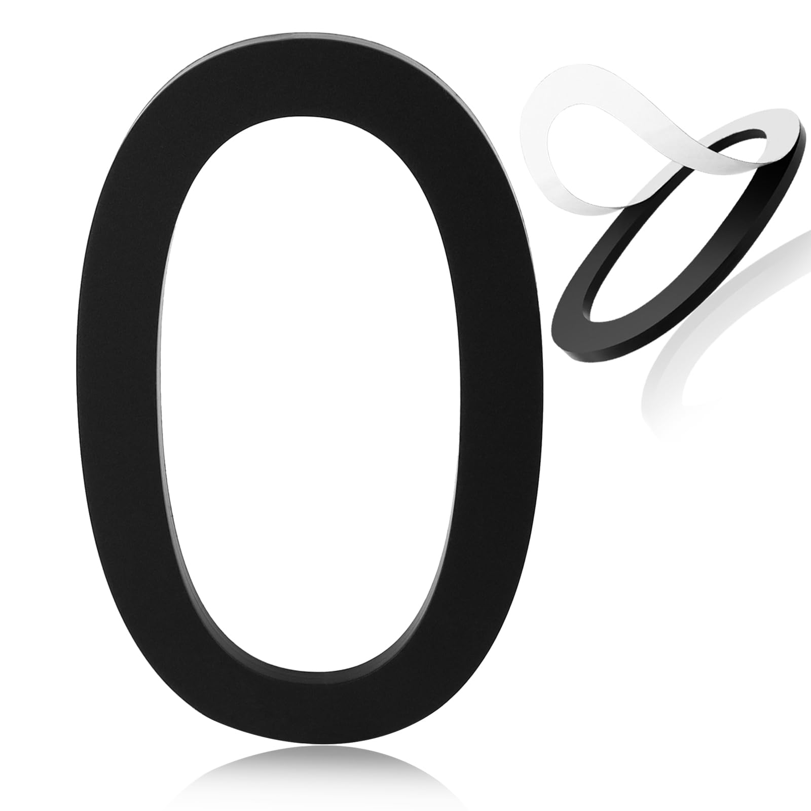 5 Inch House Numbers, Self-adhesive House Number Acrylic Modern House ...