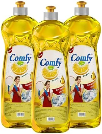 Comfy Lemon Dishwashing Liquid | Ultimate Offers 3-Pack Family Value ...