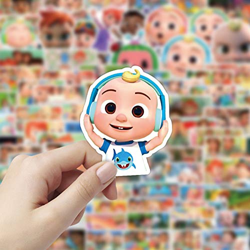 Cocomelon Stickers 100Pcs Little Baby Cocomelon Waterproof Vinyl ...