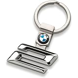 BMW Genuine Key Fob Case With Stainless Steel Chrome Clip Mocha ...