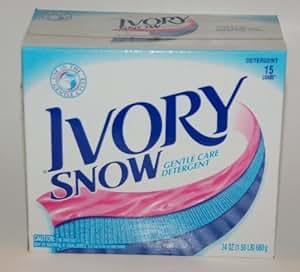 Amazon.com: Ivory Snow Gentle Care Powder Laundry Detergent 24 ounces ...