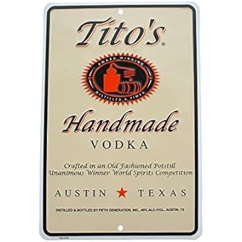 Amazon.com: Tito's Vodka Sign: Kitchen & Dining