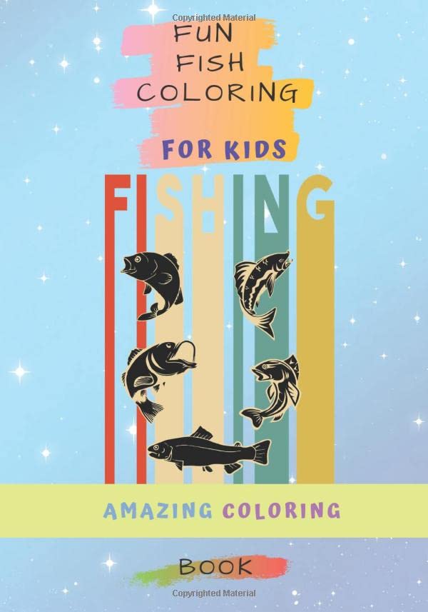 Mua Fun fish coloring for kids: Fish coloring book for children and ...