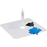 16 in. W x 40 in. L Bathtub Floor Repair Inlay Kit, White - - Amazon.com