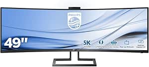 Philips 499P9H/00 - Monitor Curvo de 49" Superwide UHD 5K (resolución ...