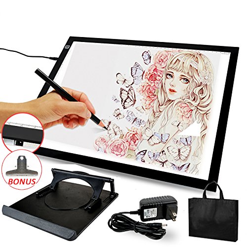 Buy A3 Tracing LED Light Box Pad Artist Stencil Board Tattoo Drawing ...
