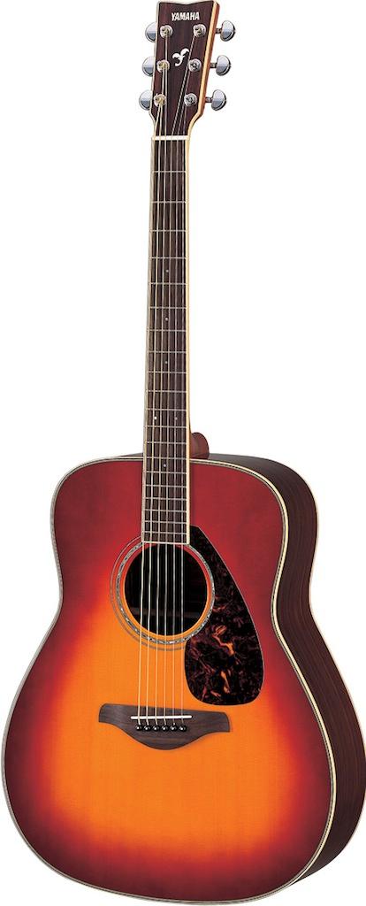 Amazon.com: Yamaha FG720SL Left-Handed Acoustic Guitar, Natural ...