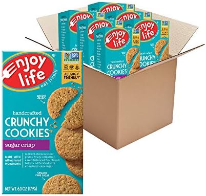 Enjoy Life Foods Crunchy Cookies, Sugar Crisp, 6.3 Oz (Pack of 6 ...