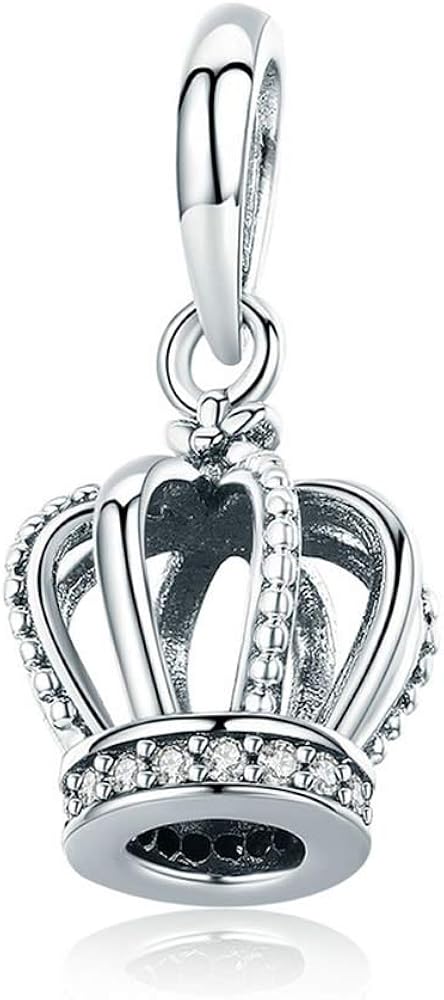 Silver Princess Crown Genuine 925 Sterling Silver Princess Crown Clear ...