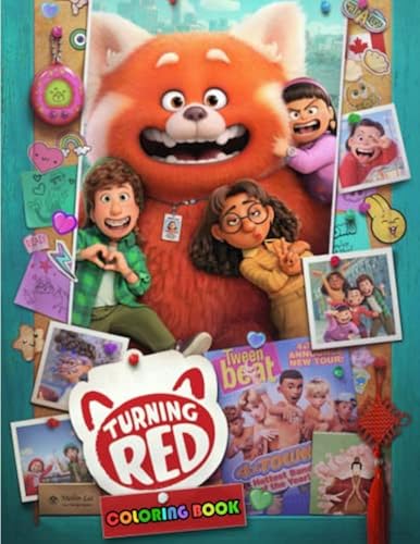 Turning Red Coloring Book: High Quality Coloring Pages, Turning Red ...