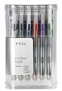 Amazon.com : TUL Rollerball Pens, Assorted 12/pk : Tul Pens Fine ...