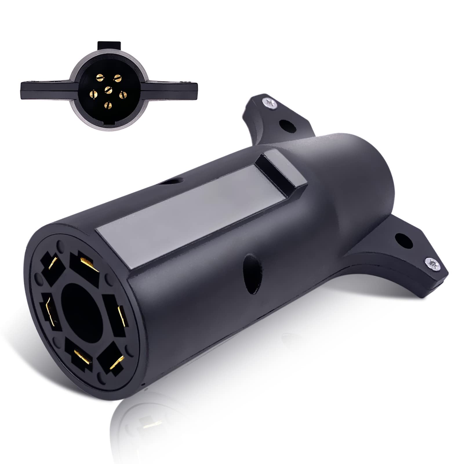 Mua CXTM 7 RV Blade to 6 Pole Round, 6 Way to 7 Way Adapter 7-Way Blade ...