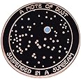 Amazon.com: A Mote of Dust Suspended In A Sunbeam Enamel Pin Pale Blue ...