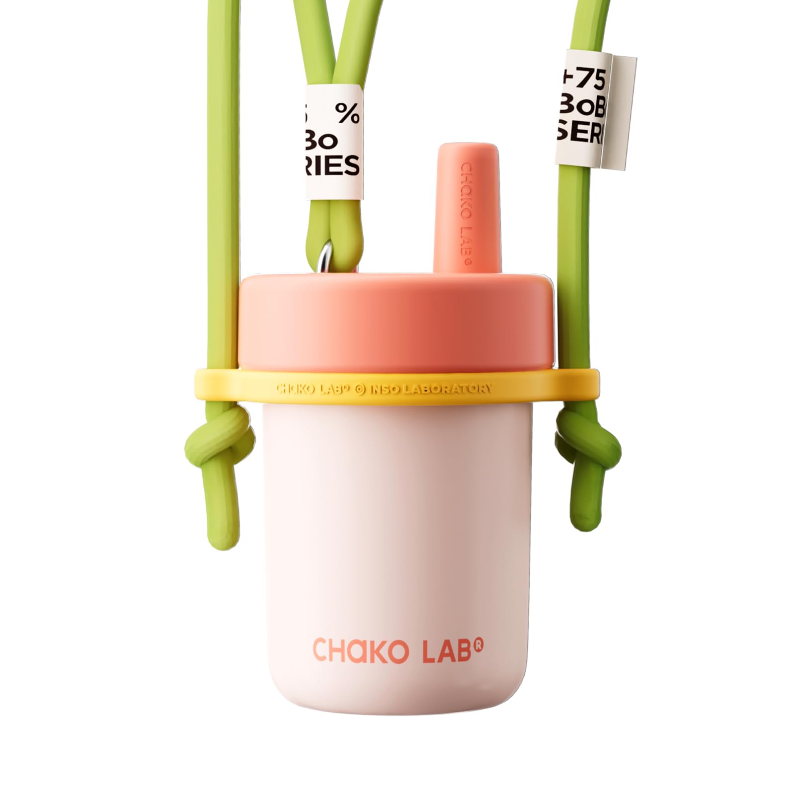 CHAKO LAB Kids Water Bottle with Carrying Rope and Straps | Vacuum ...