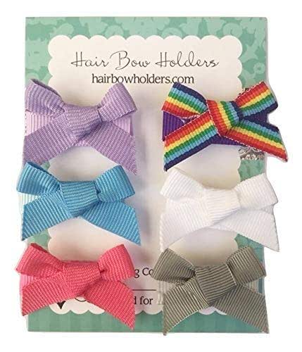 Amazon.com: Mini HAIR BOWS Made with VELCRO® brand fasteners for Baby ...