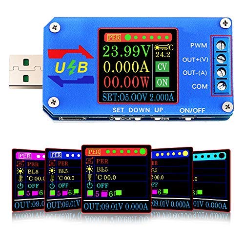 Buck Boost Power Supply Module USB Voltmeter Tester 5V Multi-Function ...