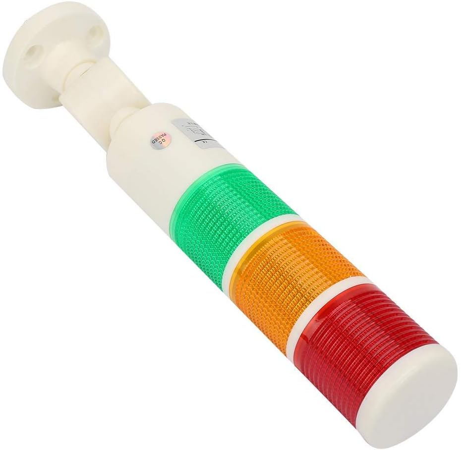 Yosoo Health Gear Industrial Signal Tower Light LED Safety Stack Alarm Warning Lamp Foldable ...