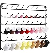 Amazon.com: Thread Holder Wall Mount 54 Spools Sewing Thread Rack ...
