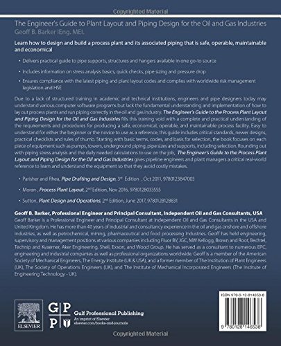 The Engineer's Guide to Plant Layout and Piping Design for the Oil and ...