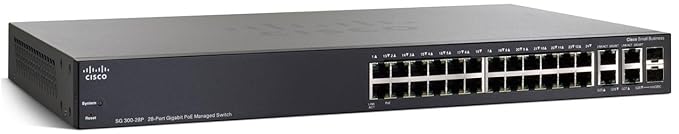Amazon.in: Buy Cisco SG300-28P 28-Port Gigabit PoE Managed Switch ...