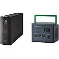 Amazon.com: APC UPS and Solar Generator Power Bundle, 1500VA UPS for ...