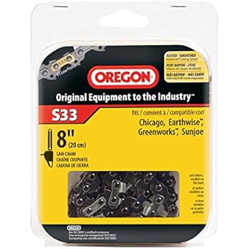 Amazon.com : Earthwise CS90083 8-Inch Replacement Chain Saw Bar and ...
