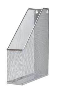 3 x Executive Mesh Magazine File Rack - Silver pk3: Amazon.co.uk ...