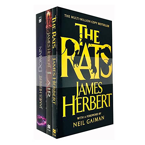 The Rats Trilogy 3 Books Collection Set by James Herbert (Domain, Lair ...