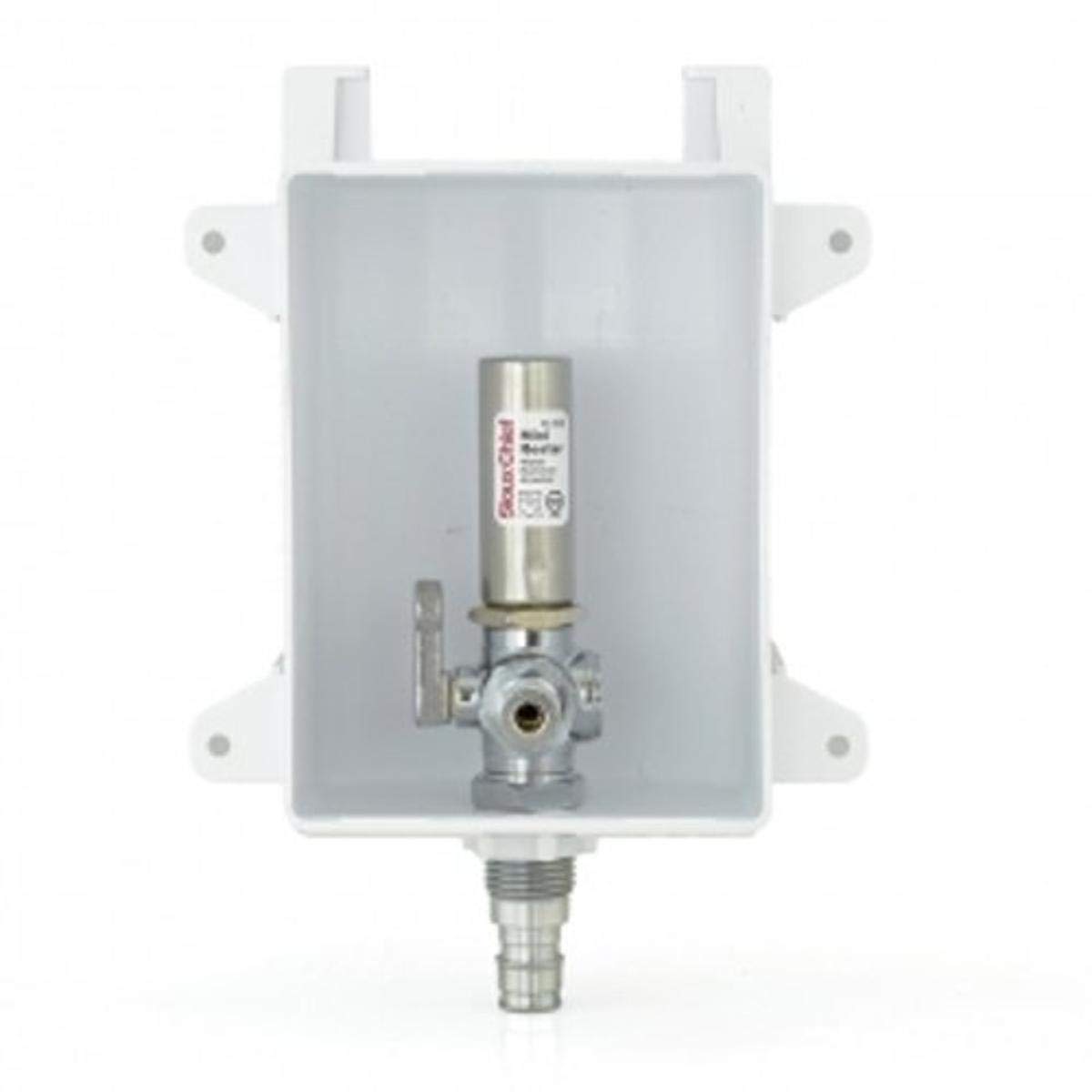 Sioux Chief Manufacturing 696-G1010WF OxBox Ice Maker Outlet Box, one ...