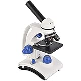 Amazon.com: AmScope M162C-2L-PB10 40X-1000X Dual Light Glass Lens Metal ...