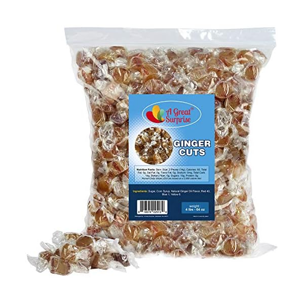A great surprise Ginger Cuts - Classic Ginger Candies - 4 Pounds ...