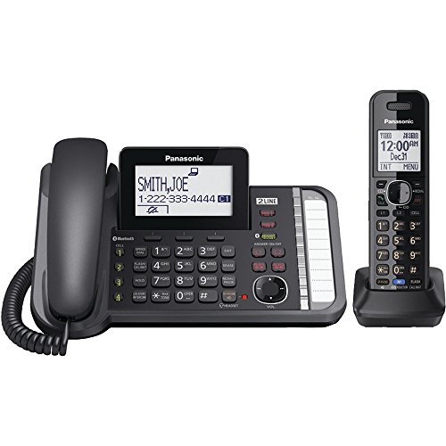 Mua Panasonic 2-Line Corded/Cordless Phone System with 1 Handset ...