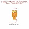 32 PIN Ribbon Cable Backlight Backlit Adapter for Game Boy Advance GBA ...