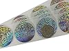 Glitter 1.5 inch Holographic Silver Round Scratch Off Sticker Labels ...