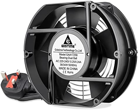 سعر GDSTIME AC 17251 172mm x 150mm x 51mm 220V 230V 240V Duall Ball Bearing Axial Industrial ...