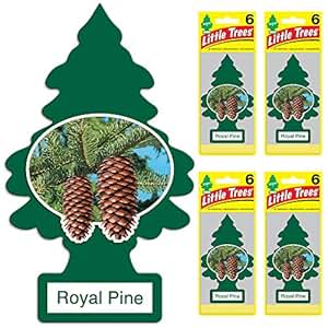 Little Trees Royal Pine Air Freshener, (Pack of 24), Air Fresheners ...