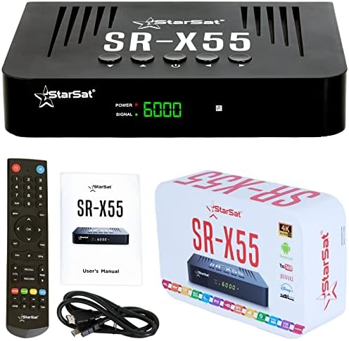سعر StarSat SR-X55 Smart TV Android Box 7.1.2 RK3329CPU 2GB+16GB مشغل ...