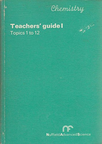 Teachers' Gde.1: Nuffield Advanced Chemistry: 9780582826533: Amazon.com ...