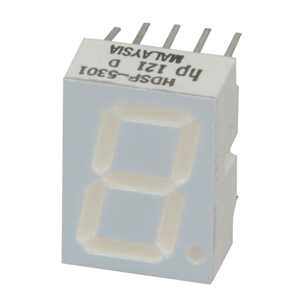 Hewlett Packard HDSP-5301 Common Anode 7 Segment LED Display, 0.56 ...