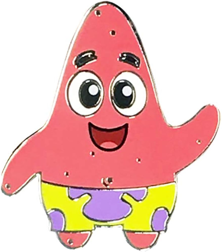 Amazon.com: Patrick Star Lapel Pin: Clothing