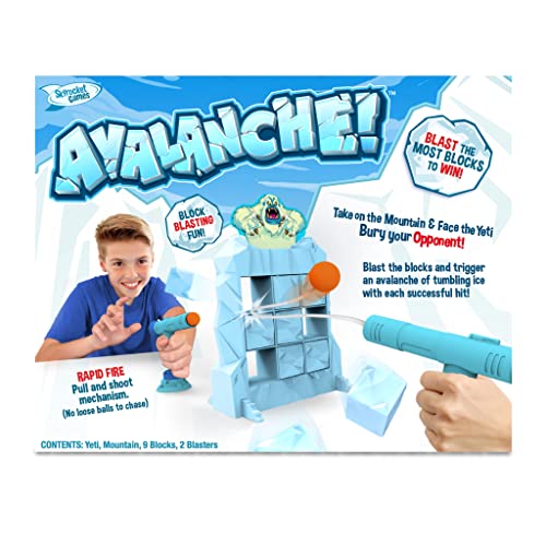 Skyrocket Games Avalanche Family Board Game Toy for Girls and Boys ...