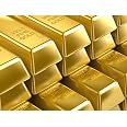 Amazon.com : Xshelley 1kg Shiny Fake Gold Bar Bullion Brick Door Stop ...