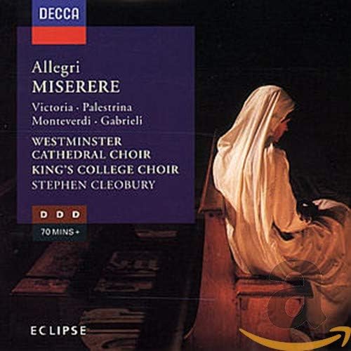 Amazon | Allegri: Miserere | King's College Choir, Cambridge, Antonio ...