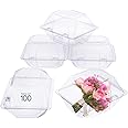 Amazon.com: Royal Imports 50 Pack Clear Plastic Flower Box for Corsage ...