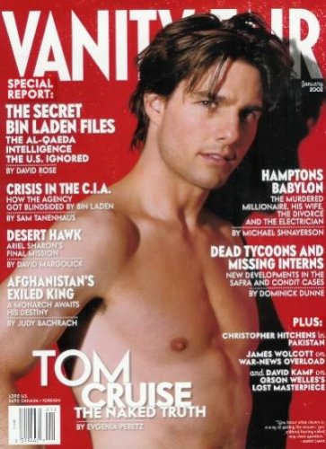 Vanity Fair - January 2002: Tom Cruise by Herb Ritts, the Olsen Twins ...